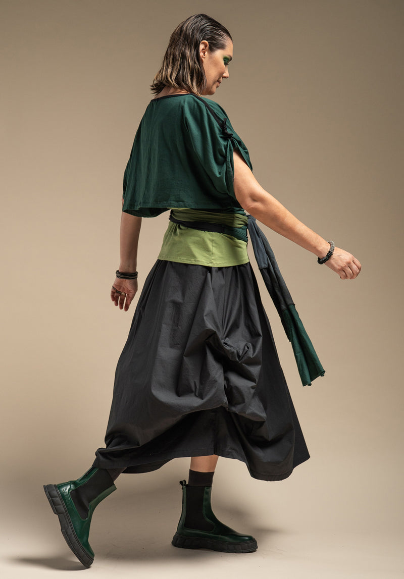 Aura organic cotton top juniper | Australian made ethical clothes