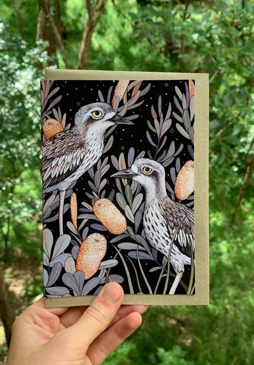 Bush Stone Curlew Greeting Card | 100% Australian Made Greeting Cards