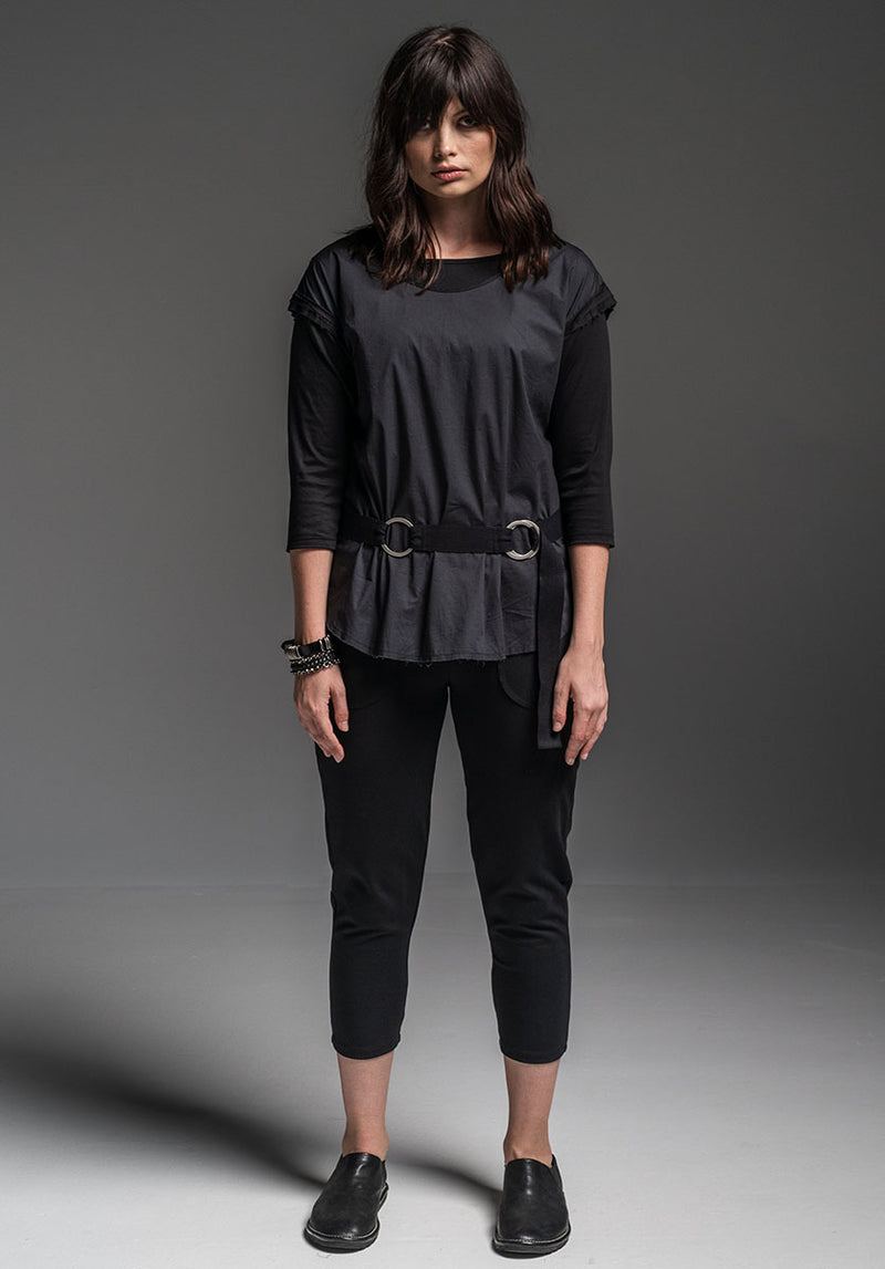 Moonlight top Graphite | clothing sale online Australian eco boutique
