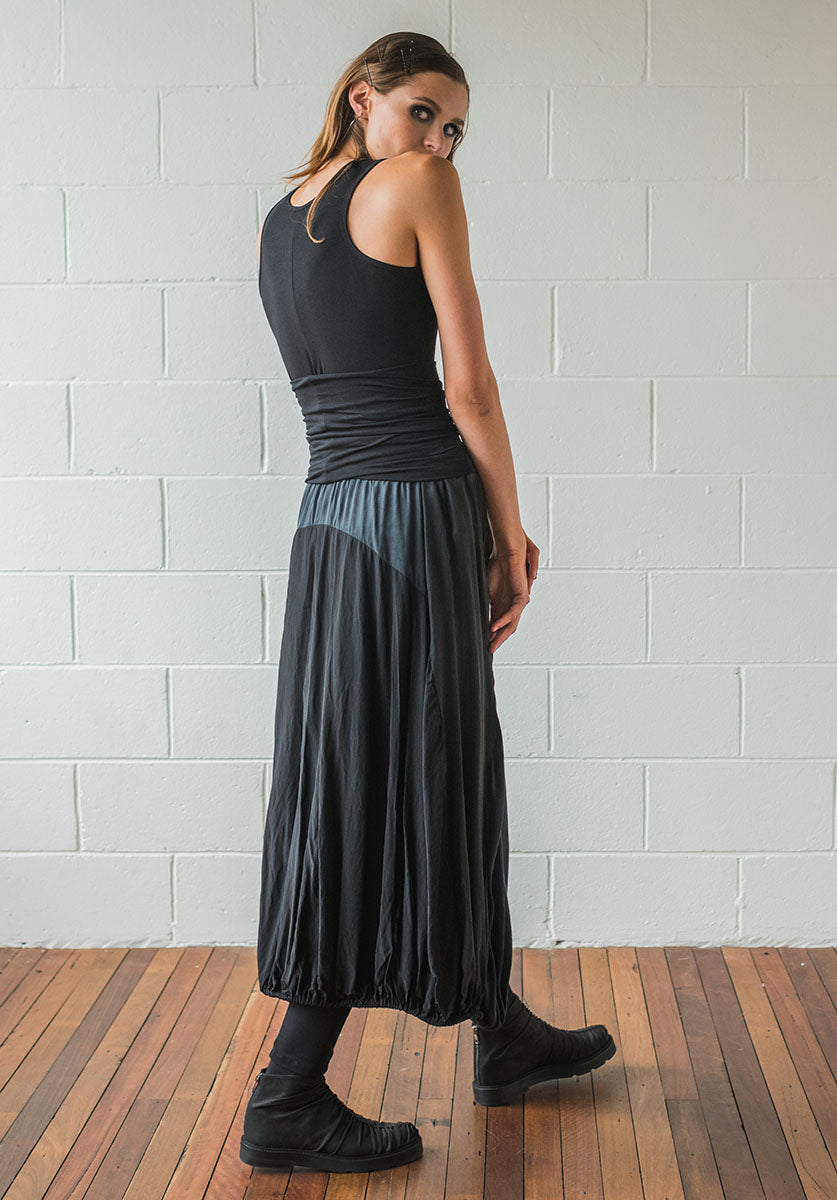 Obsidian top black | ethical women's bamboo tops, sustainable clothes